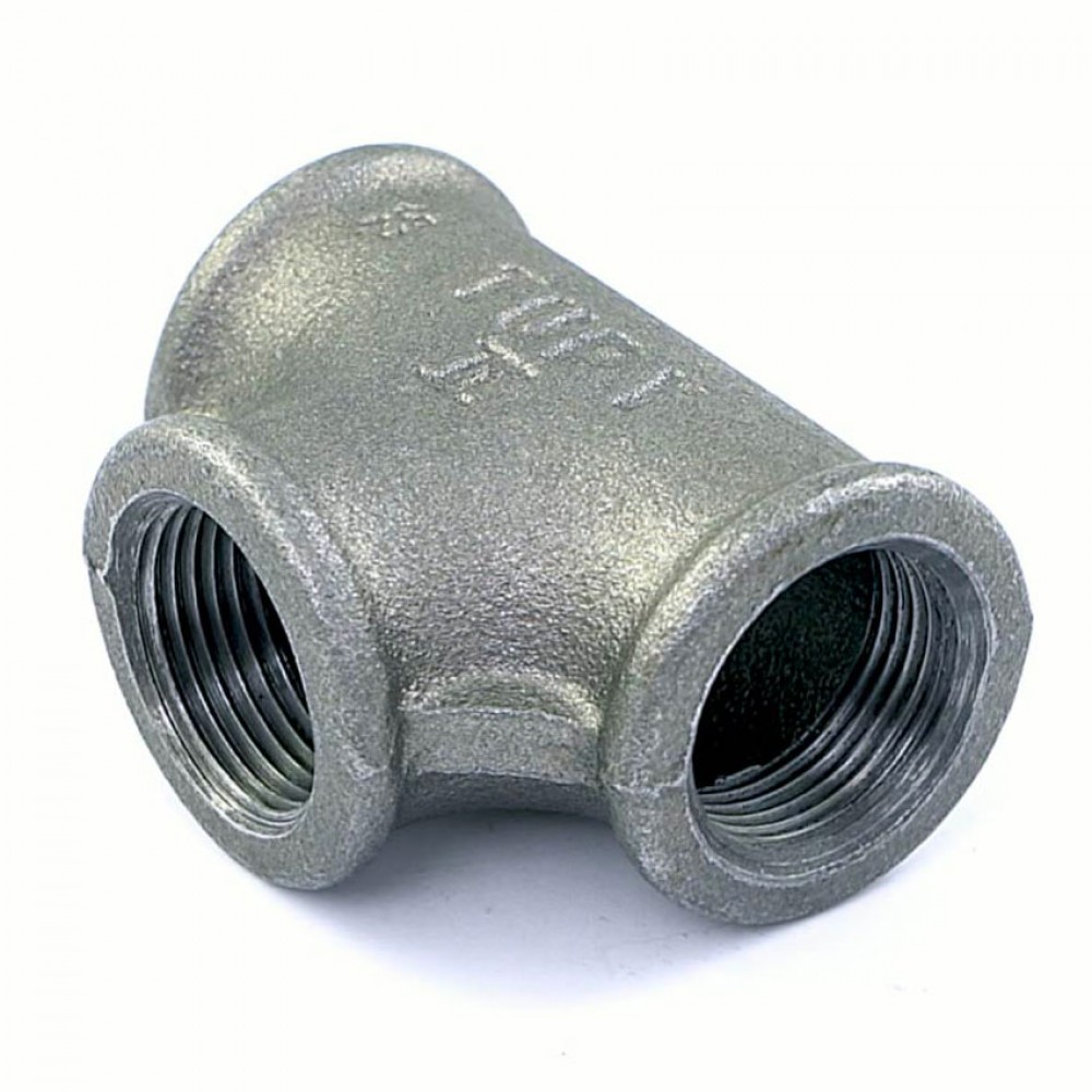 Té fonte noir 90° - Femelle/Femelle/Femelle - Référence 130 CODITAL ...