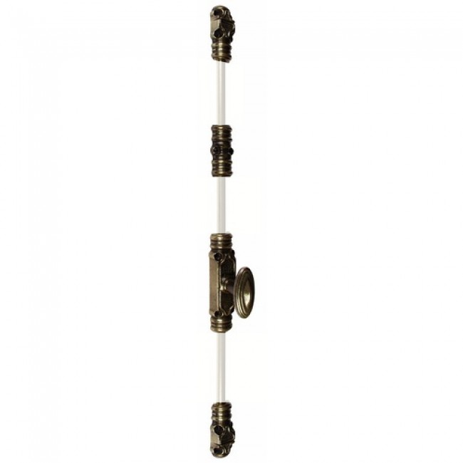 Crémone rustique en fonte pour menuiserie bois - CRF 168 ROLLINGER ...