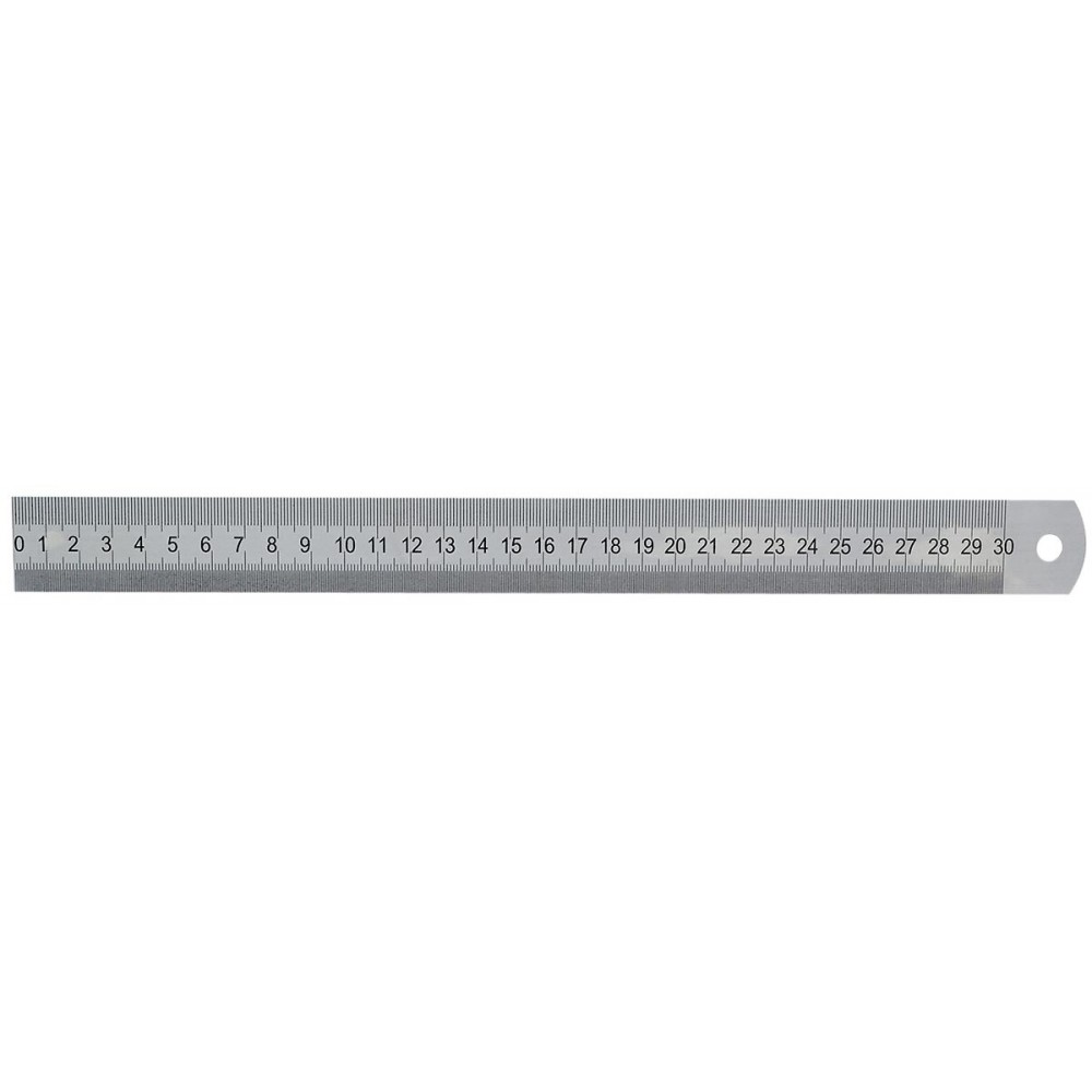Réglet gradué semi-rigide - chromé mat - 300 x 30 x 1 mm FEKU FRANCE ...