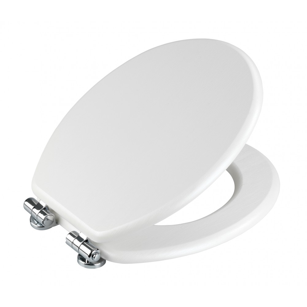 Abattant WC - MDF - Easy Close et Fix clip - Plusieurs coloris WENKO ...