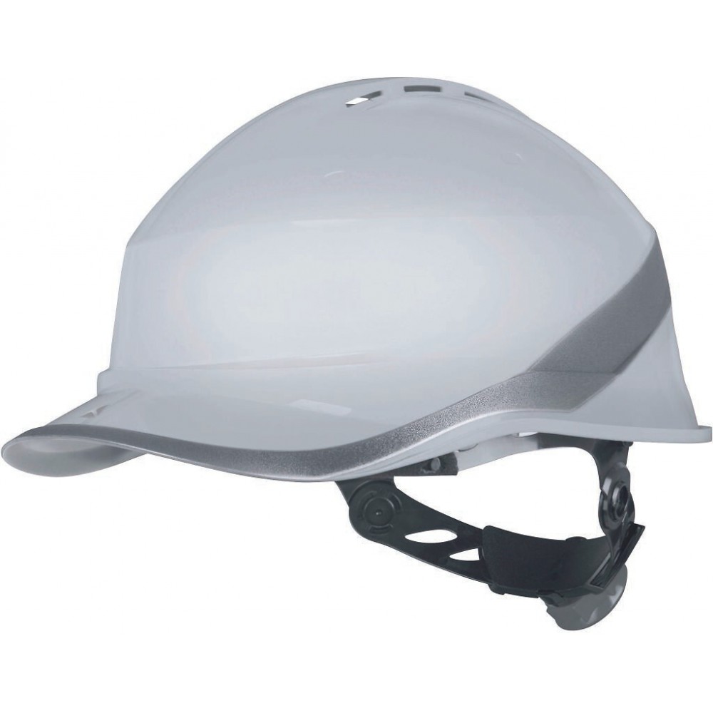 Casque de chantier polyvalent DIAMOND VI WIND - blanc DELTA PLUS | Bricozor