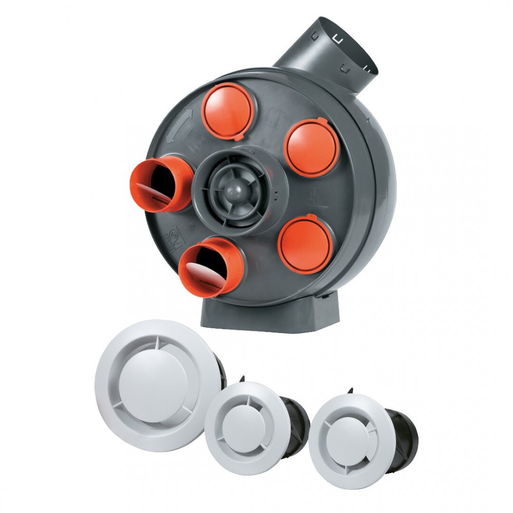 Kit VMC simple flux hygrovariable avec bouches - Penta HCS AXELAIR ...