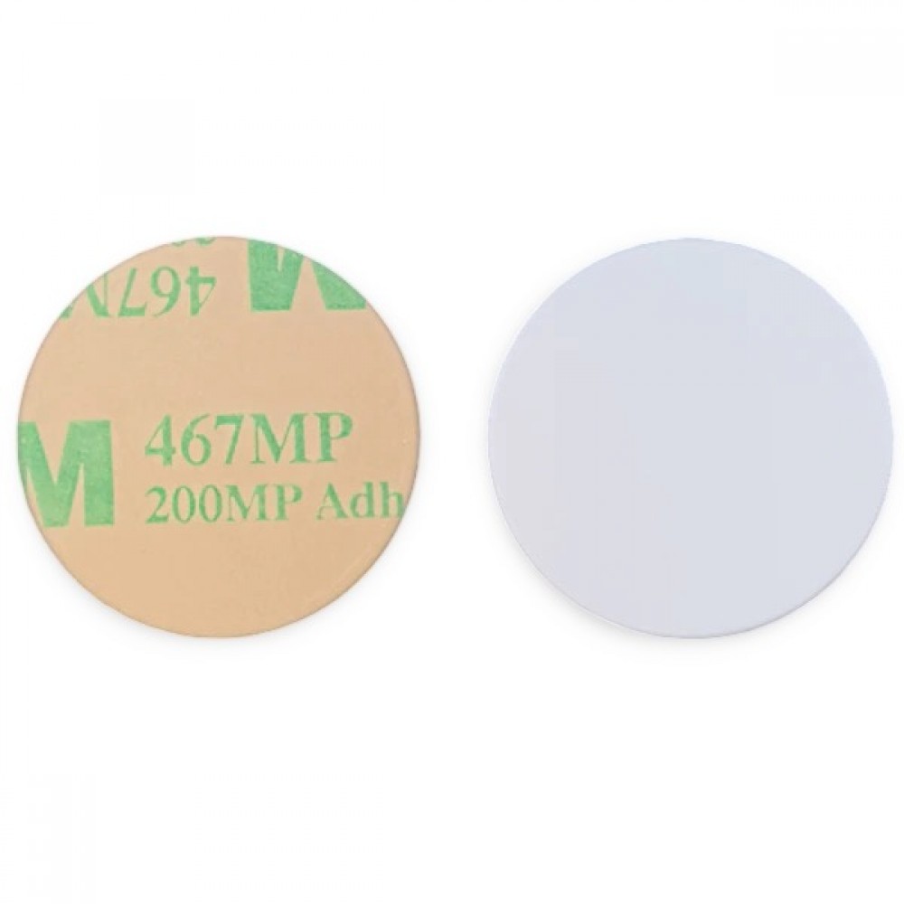 Sticker sans contact NXP Mifare Desfire 2K EV3 - blanc sans design ...