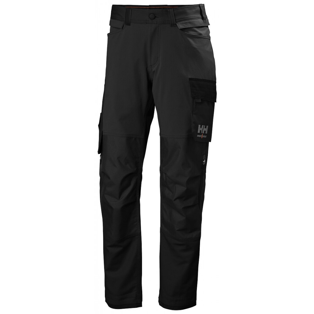 Pantalon de travail à tissu extensible Oxford 4X Connect - noir HELLY ...