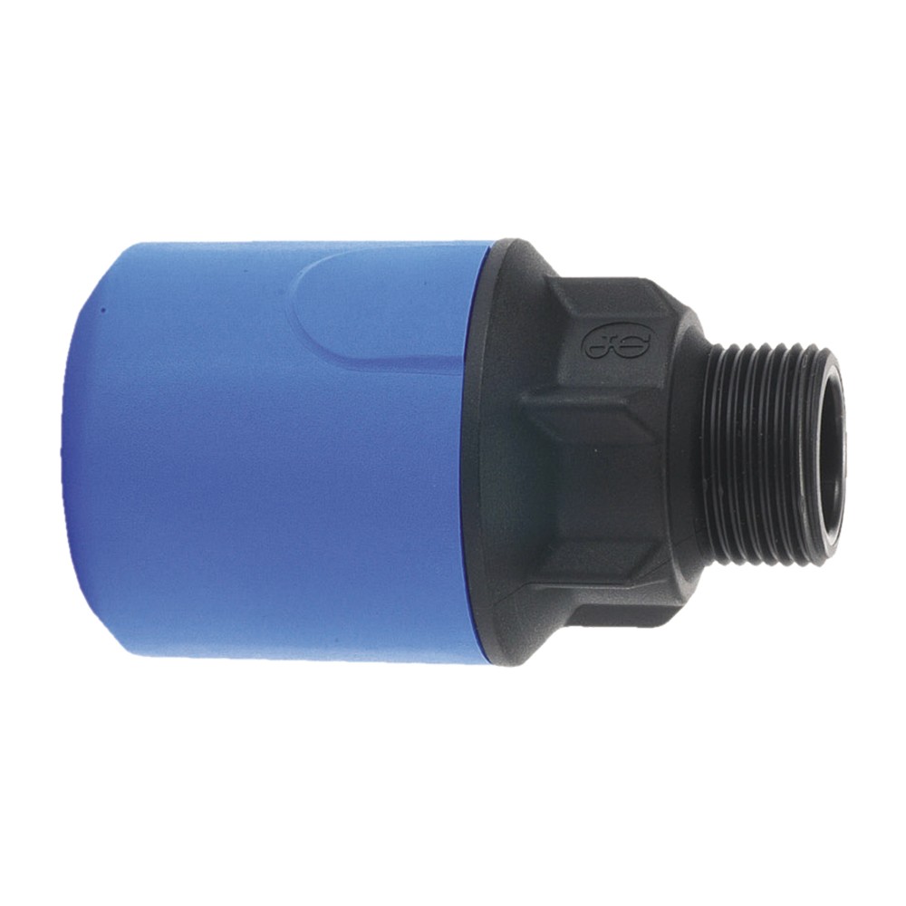 Union simple PE pour tube PE Ø 20 mm / Mâle 15 x 21 - instantanée ...
