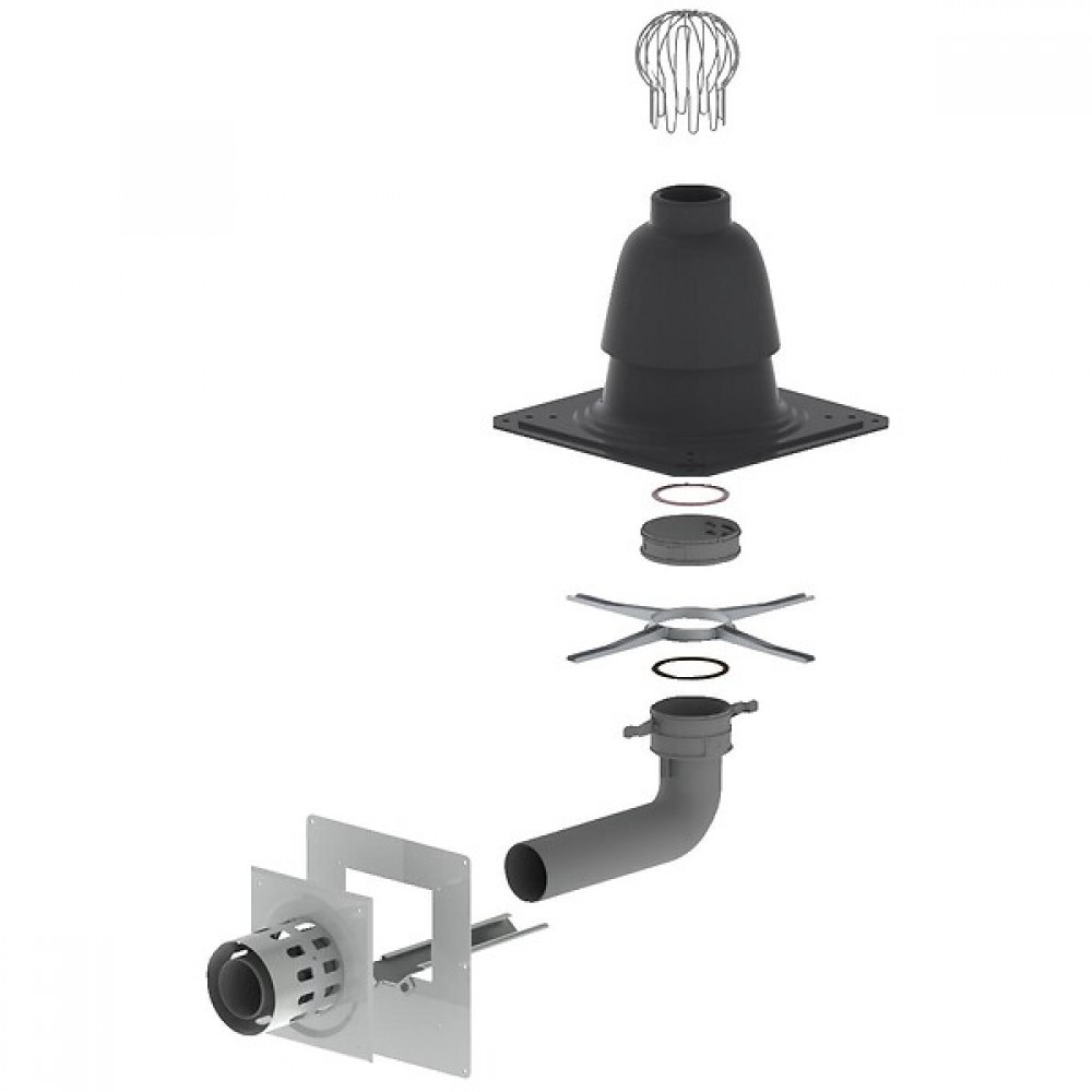 Kit de tubage flexible pour chaudières à condensation gaz et fioul ...