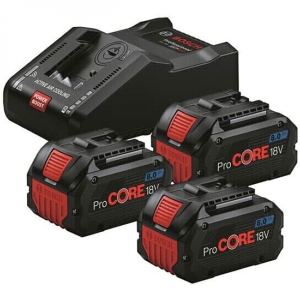 Pack 3 batteries ProCORE 18V 8Ah + chargeur GAL 18V-160 - 0615A5004Y ...