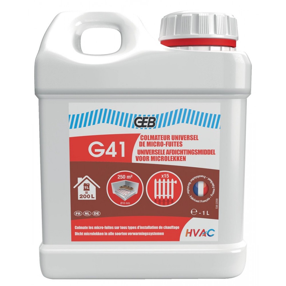 Colmateur universel de micro-fuites G41 GEB | Bricozor