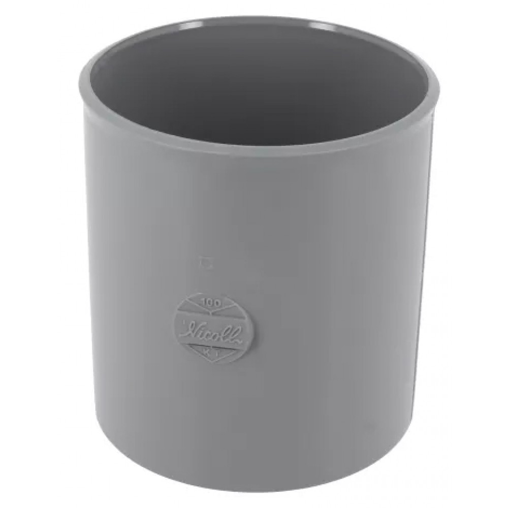 Coulisse pvc femelle-femelle - diamètre 100 mm NICOLL | Bricozor