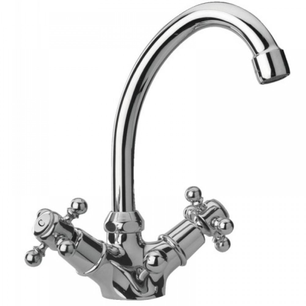 Mélangeur de lavabo - bec arrondi mobile - Néo Classique Tiffany PAINI ...