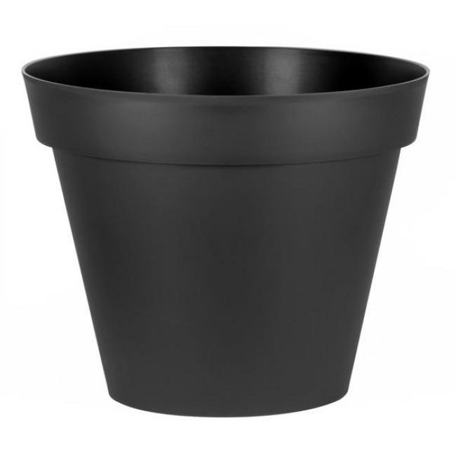 Pot rond anthracite - diamètre 80 cm - 170 litres - Toscane 13623 EDA ...