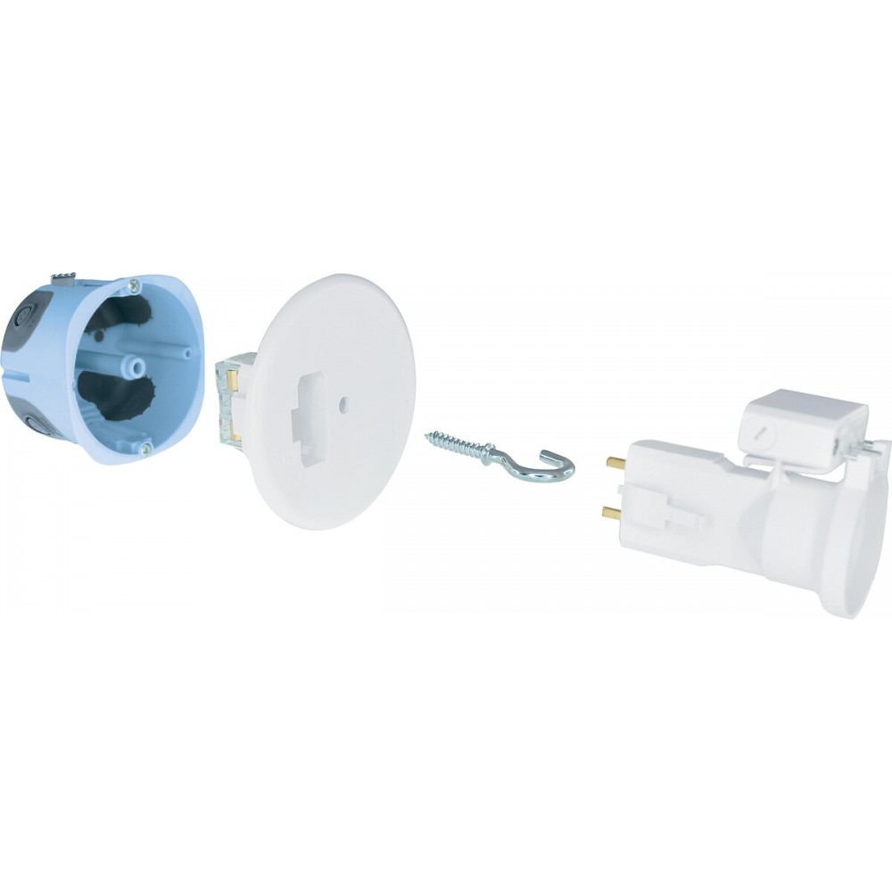 Kit point de centre DCL à 4 membranes + douille E27 BBC EUROHM | Bricozor