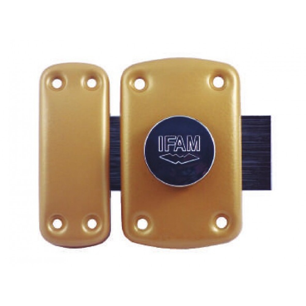 Verrou en applique - série B5 - à bouton - cylindre - finition bronze ...