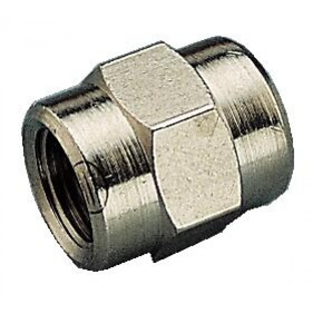 Manchon égal laiton A3 - femelle/femelle - boîte de 10 PRÉVOST | Bricozor