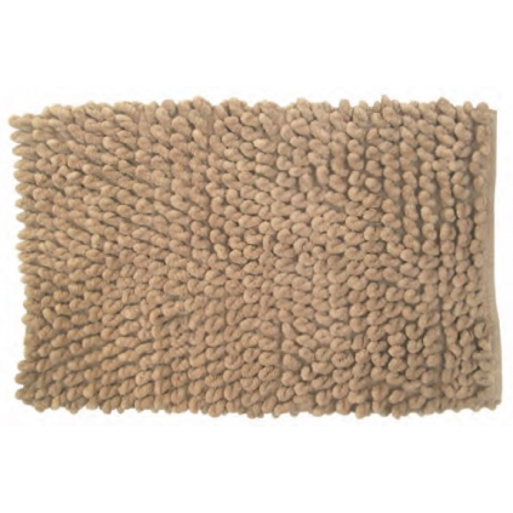 Tapis en coton - Latex anti-dérapant - Chenille | Bricozor