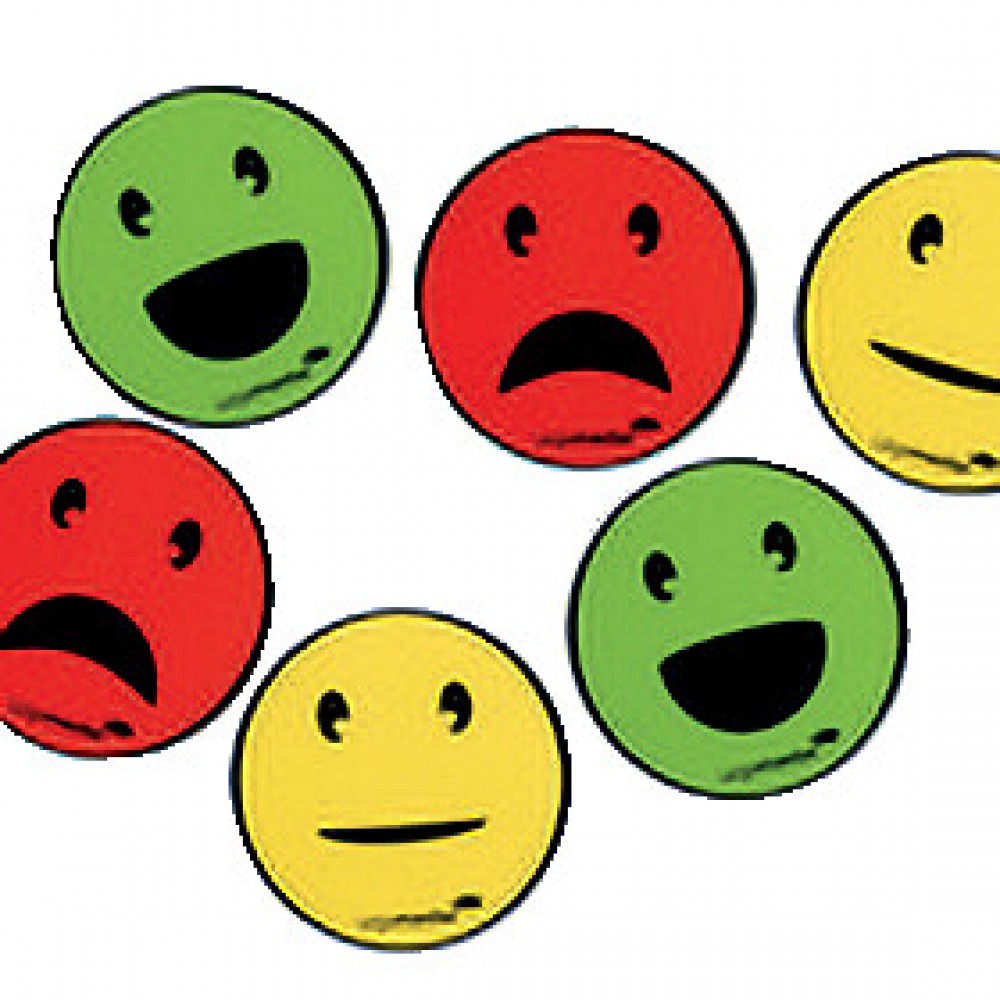 Émoticônes pour tableau magnétique - diamètre 50 mm Legamaster | Bricozor