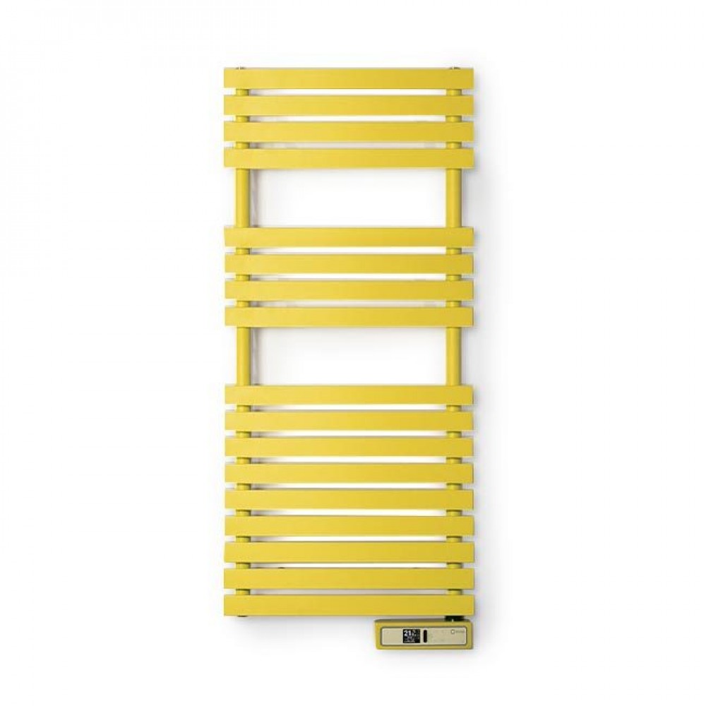 Radiateur sèche-serviettes électrique - Série D - Jaune | Bricozor