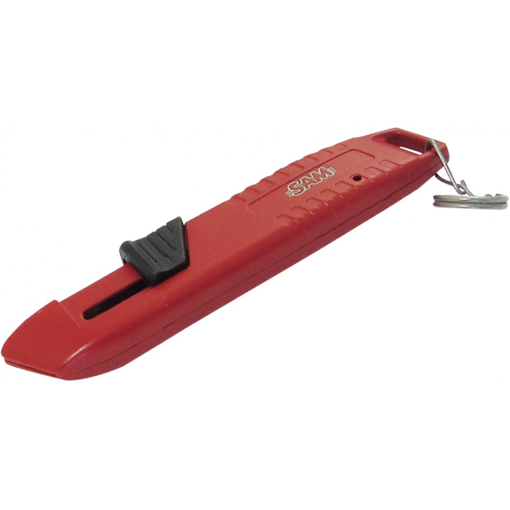 Cutter en zamak à lame auto-rétractable avec clip de sécurité en inox ...