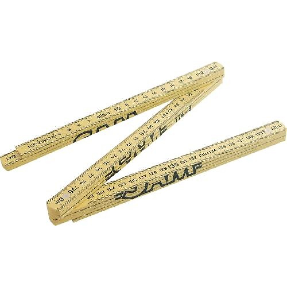 Mètre pliant en fibre de verre - 2 m - articulation souple et robuste ...