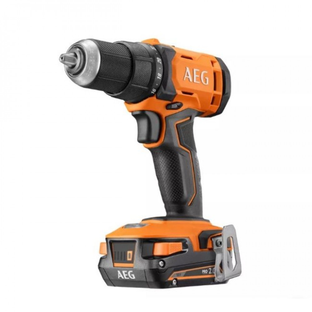 Perceuse visseuse sans fil 18V + 2 batteries 2,0 Ah - BS18G4-202C AEG Powertools | Bricozor