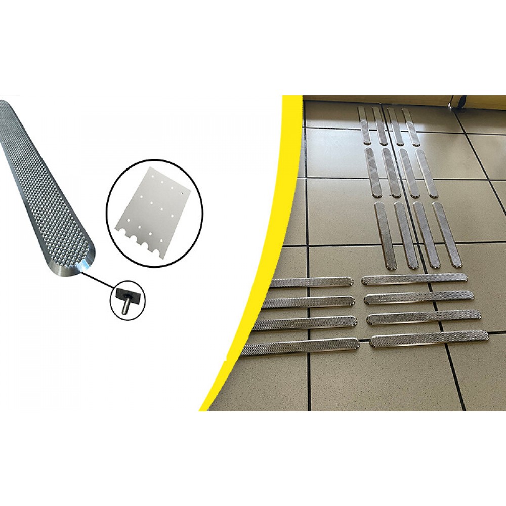 Bandes de guidage et aide à l'orientation en inox 316 Waccess - par 12 ...