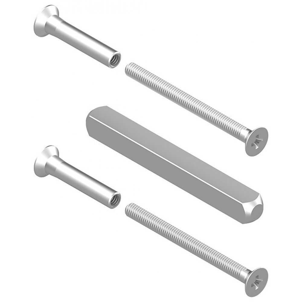 Kit de visserie pour poignée Sarena droite et déportée montage double ...