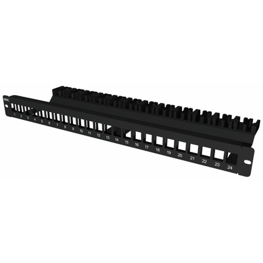 Panneau de brassage 24 emplacements RJ45 non équipé - BCPAN1U BRICOZOR ...