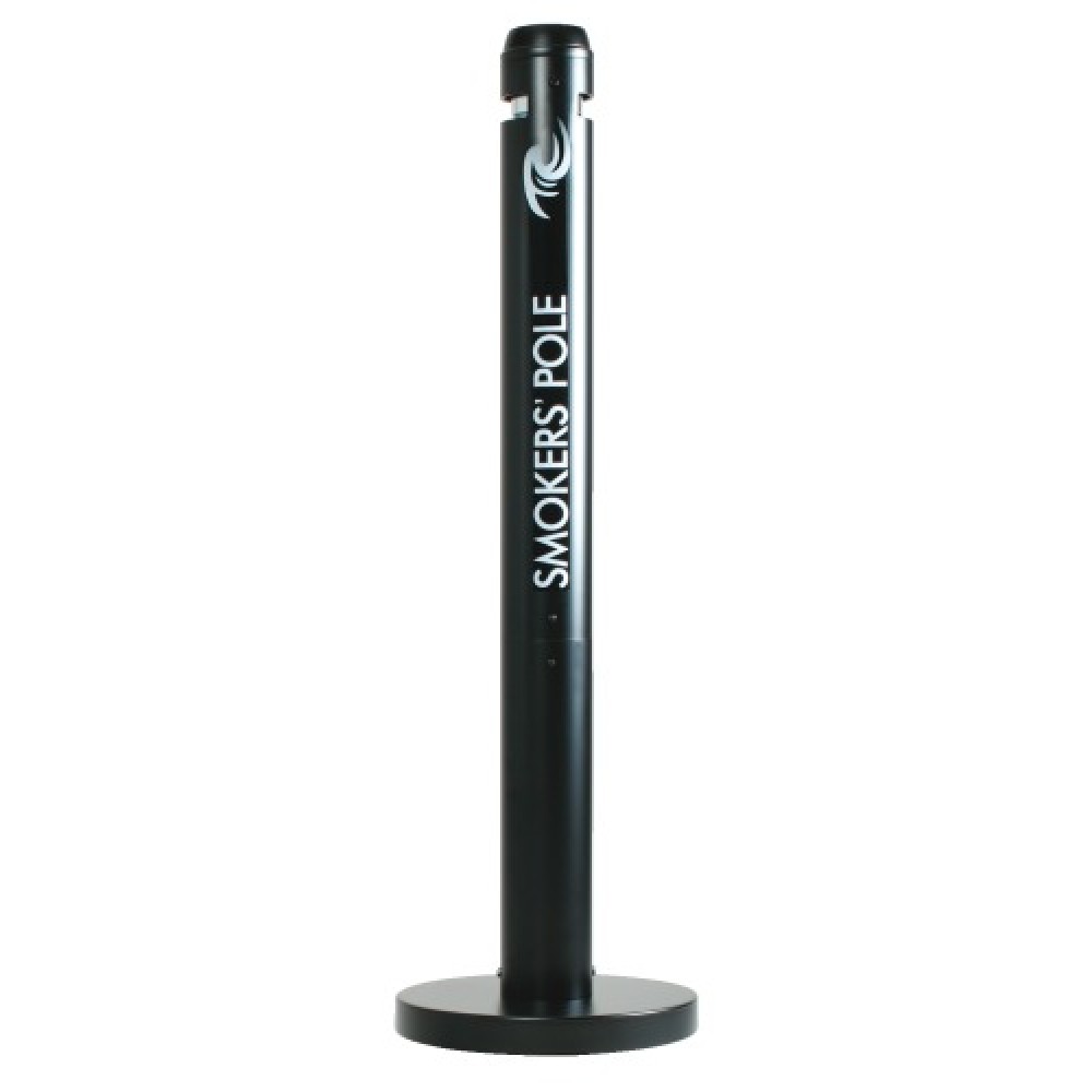 Cendrier sur pied mobile - format compact - Smokers' Pole RUBBERMAID ...