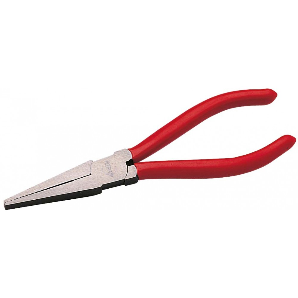 Pince à bec plat polie et vernie PVC 206-16P SAM OUTILLAGE | Bricozor