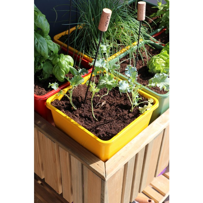 Carré potager surélevé en pin - VERTIKAL JARDIPOLYS | Bricozor Carré potager surélevé en pin - VERTIKAL JARDIPOLYS | Bricozor