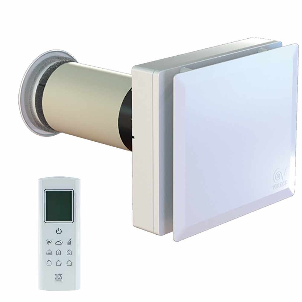 Ventilation double flux hygro décentralisée autonome - HRW Mono Wifi ...