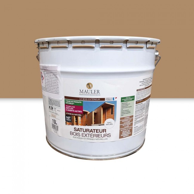 Saturateur bois extérieur naturel Mauler | Bricozor
