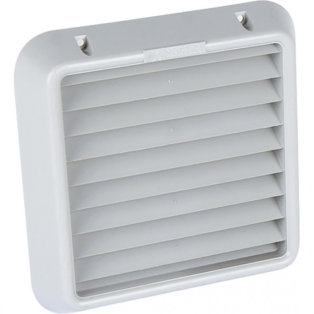 Grille extérieure fixe pour extracteur - gris clair VORTICE | Bricozor