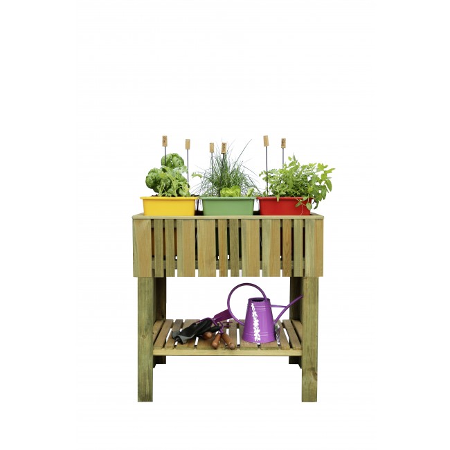 Carré potager surélevé en pin - VERTIKAL JARDIPOLYS | Bricozor Carré potager surélevé en pin - VERTIKAL JARDIPOLYS | Bricozor