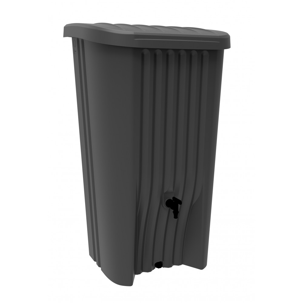 Récupérateur d'eau - gris anthracite - 150L - Récup'Déco EDA PLASTIQUES | Bricozor