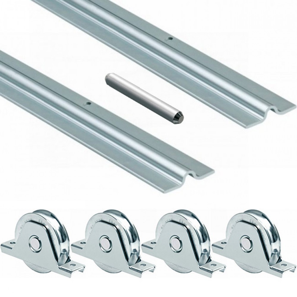 Lot 4 roues 338 diamètre 19,5 mm avec 2 rails et 1 jonction - Rapido ...