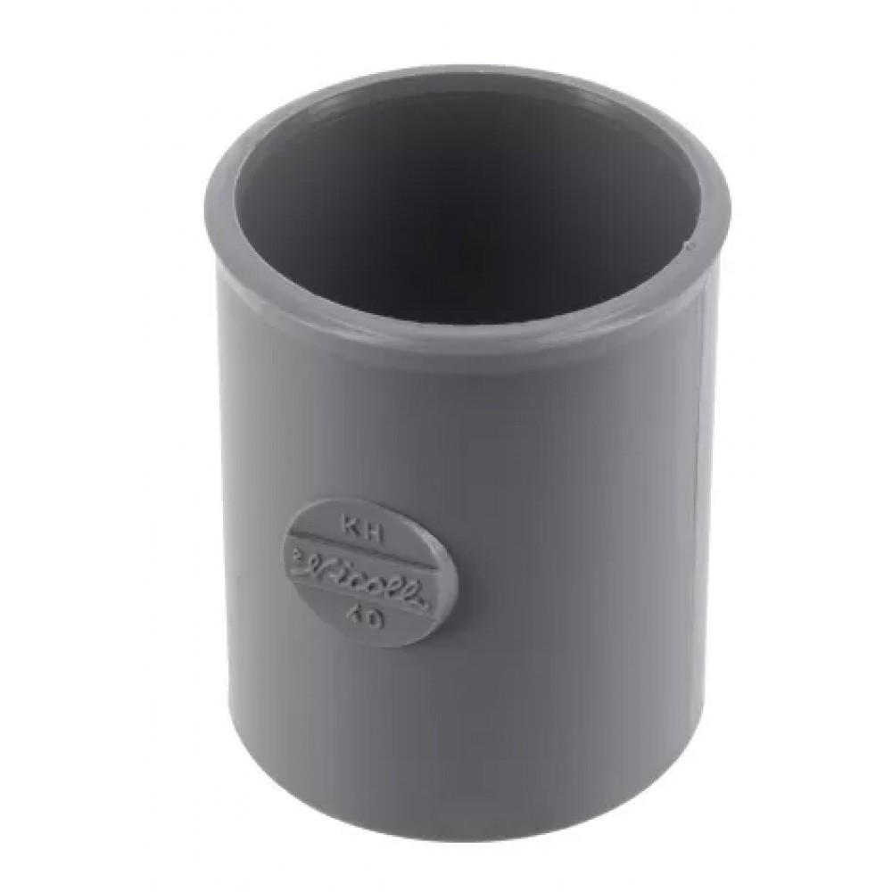 Coulisse pvc femelle-femelle - diamètre 40 mm NICOLL | Bricozor