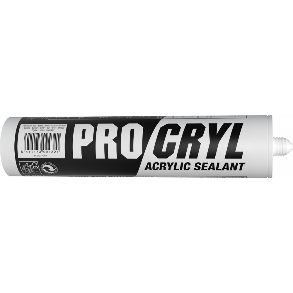 Mastic monocomposant acrylique Pro Cryl - blanc - par lot SOUDAL | Bricozor