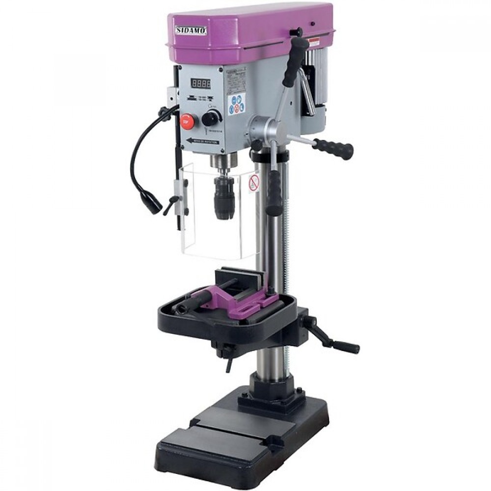 Perceuse d'établi à colonne Pro 22 PEV - 230V + étau de perçage Pro ...